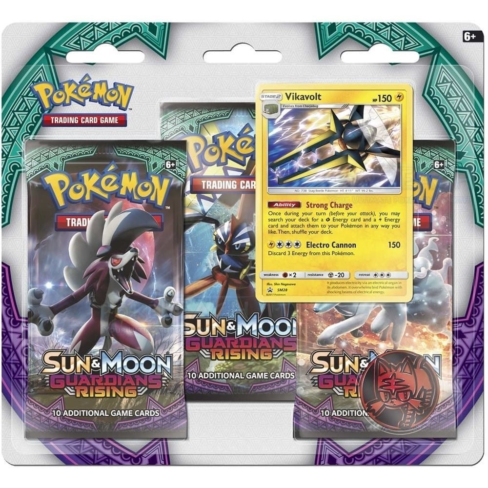 Guardians Rising 3 Pack Blister [Vikavolt] - SM - Guardians Rising ...