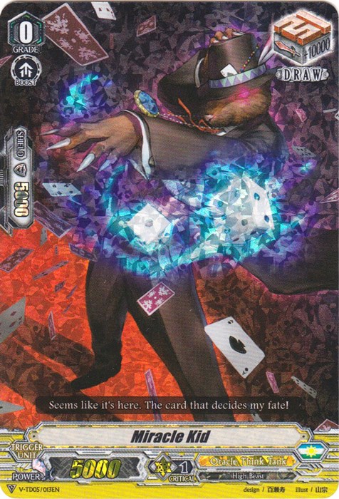 Miracle Kid (RRR Foil) - V-TD05: Misaki Tokura - Cardfight Vanguard