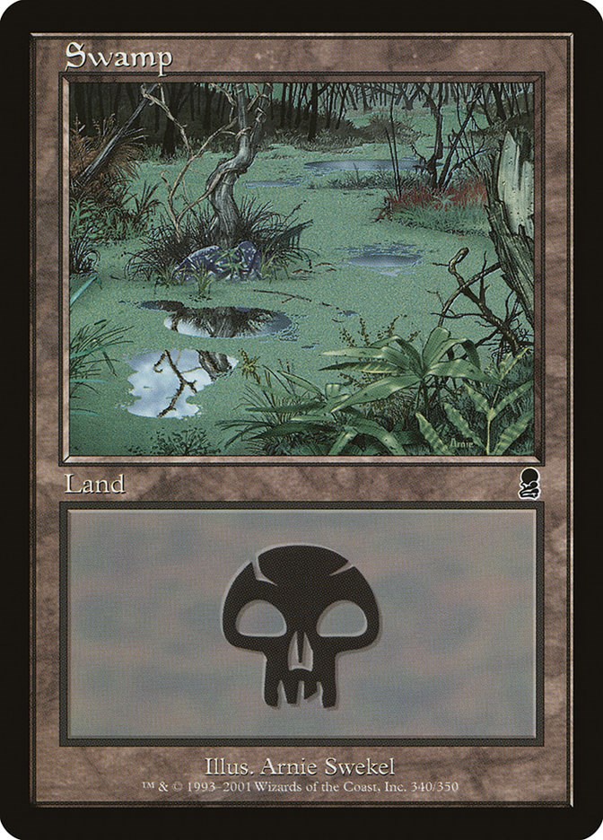 Swamp (340) - Odyssey - Magic: The Gathering