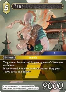 Yang - FF: Promo Cards - Final Fantasy TCG