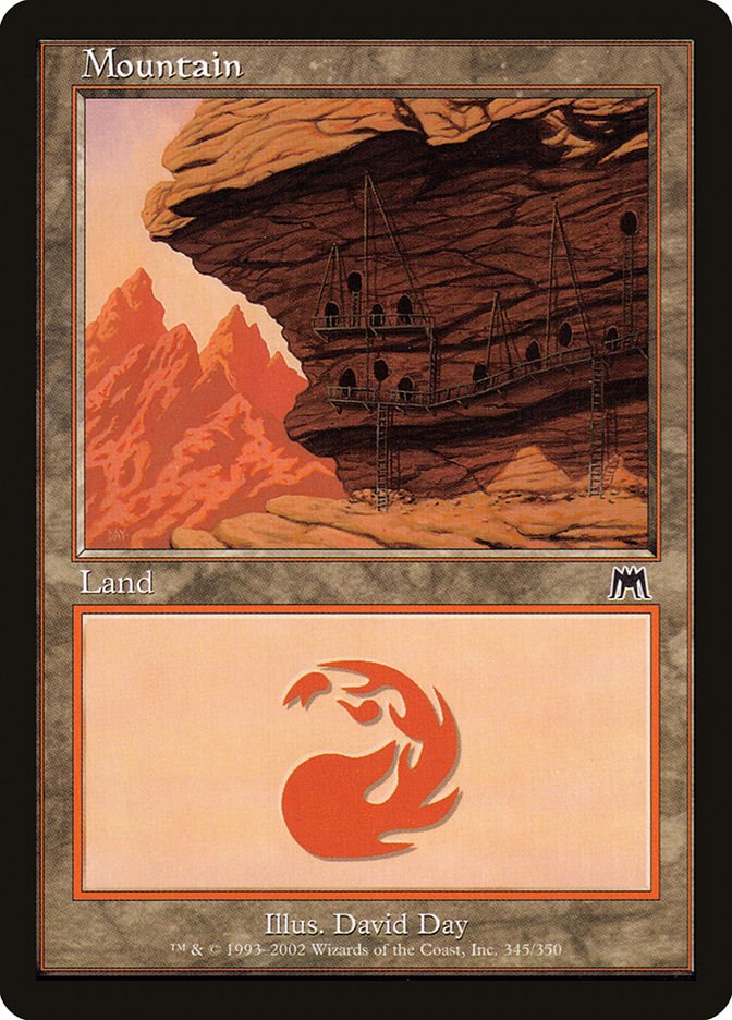 Mountain (345) - Onslaught - Magic: The Gathering