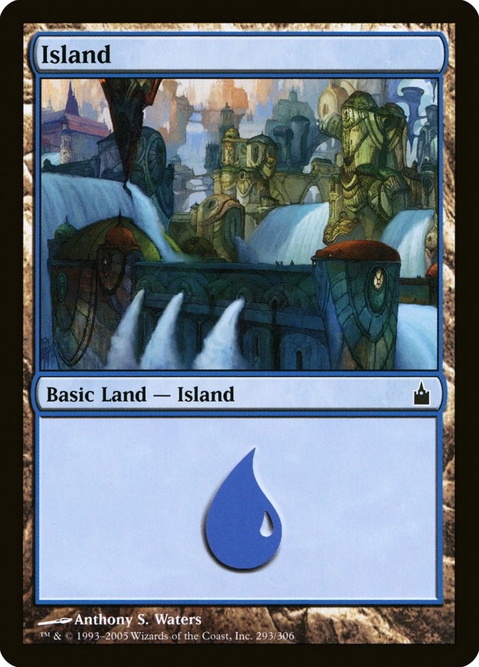 Island (293) - Ravnica: City of Guilds - Magic: The Gathering