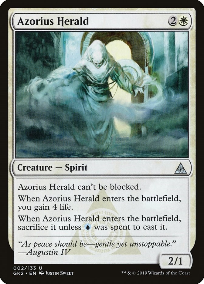 Azorius Herald - Ravnica Allegiance: Guild Kits - Magic: The Gathering