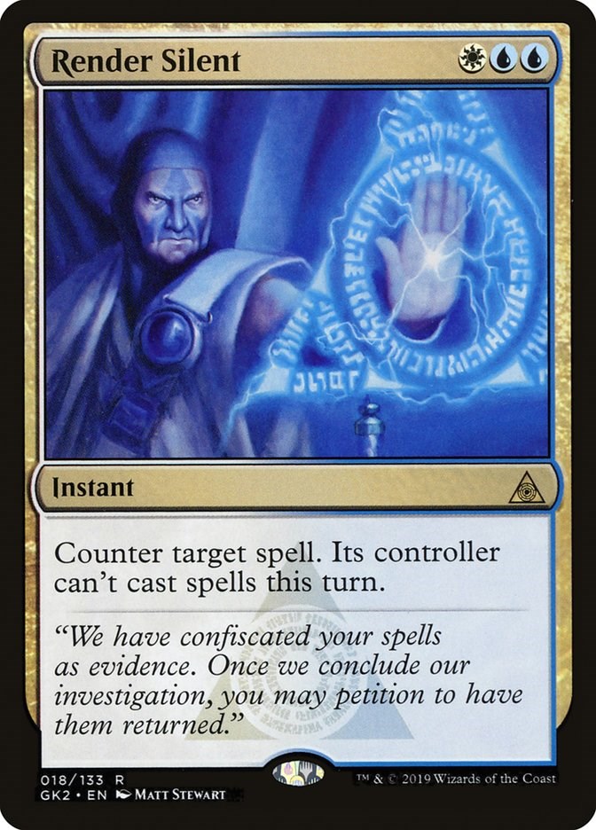 Render Silent - Ravnica Allegiance: Guild Kits - Magic: The Gathering