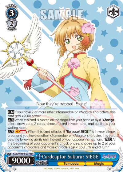 Cardcaptor Sakura: SIEGE - Cardcaptor Sakura: Clear Card - Weiss Schwarz