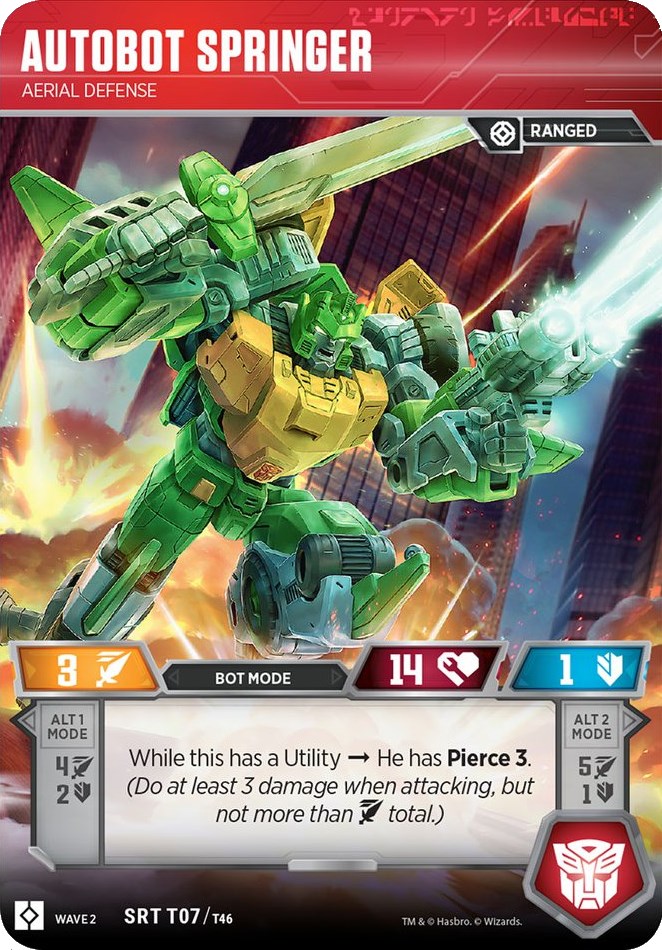 Autobot Springer - Aerial Defense - Rise of the Combiners ...