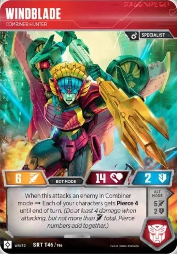Windblade - Combiner Hunter - Rise of the Combiners - Transformers TCG