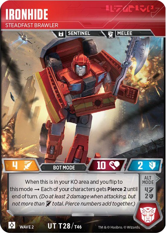 Ironhide - Steadfast Brawler - Rise of the Combiners - Transformers TCG
