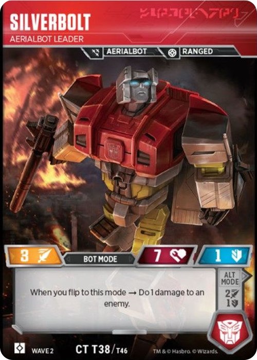 Silverbolt - Aerialbot Leader - Rise of the Combiners - Transformers TCG