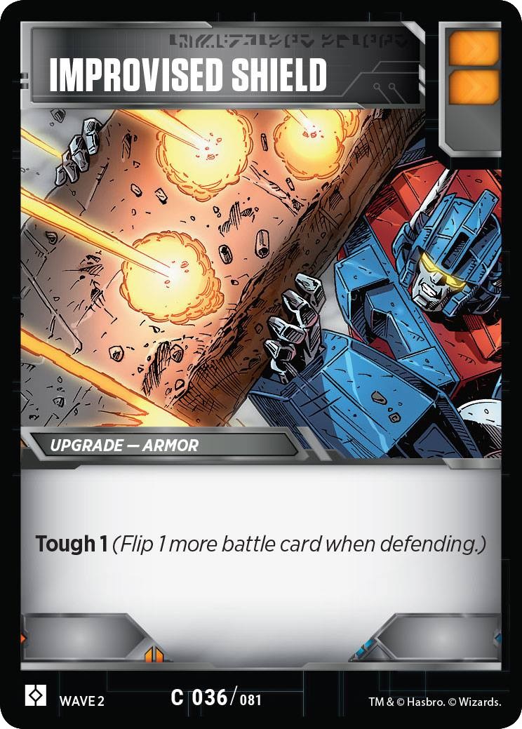 Improvised Shield - Rise of the Combiners - Transformers TCG