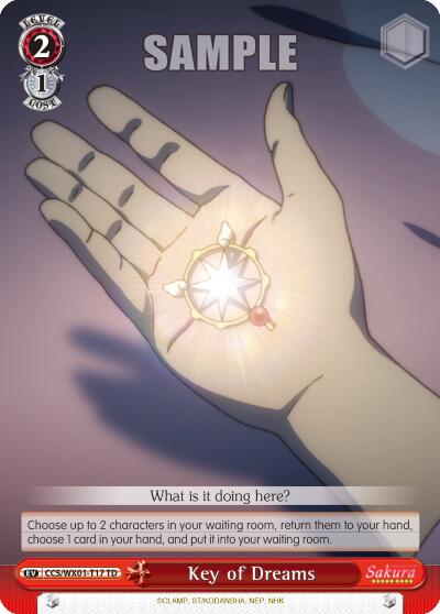 Key of Dreams - Cardcaptor Sakura: Clear Card - Weiss Schwarz
