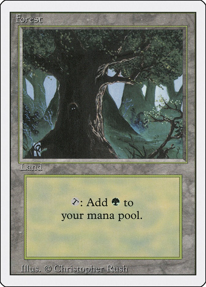 Forest (C) - Revised Edition - Magic: The Gathering
