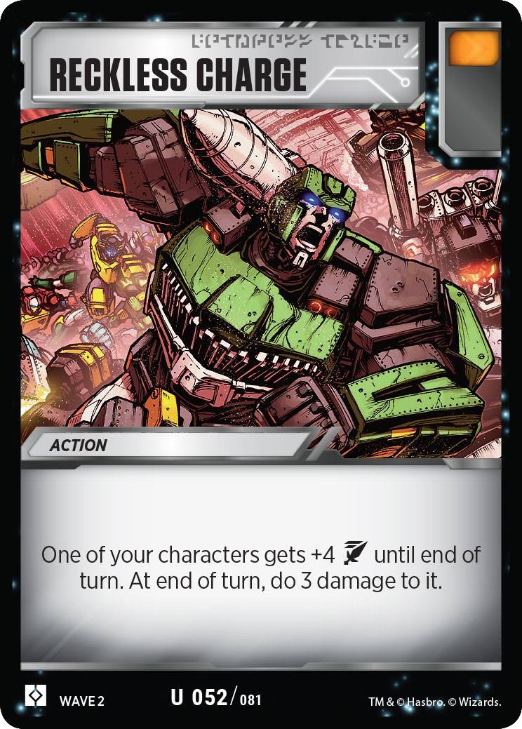 Reckless Charge - Rise of the Combiners - Transformers TCG