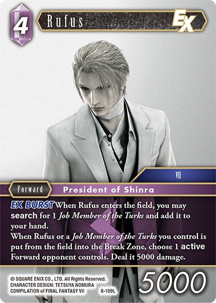 Rufus EX - Opus VIII - Final Fantasy TCG