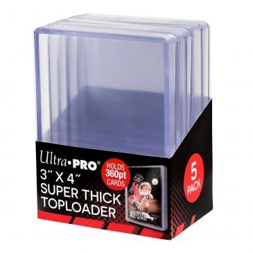 3" x 4" Super Thick 360PT Toploader (5-Count) - Ultra Pro Toploaders ...