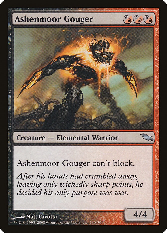 Ashenmoor Gouger - Shadowmoor - Magic: The Gathering