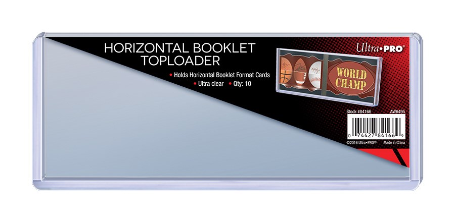Horizontal Booklet Toploader (10-Count) - Ultra Pro Toploaders ...
