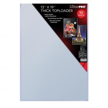 13" x 19" Thick Toploader (10-Count) - Ultra Pro Toploaders ...