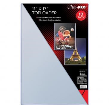 11" x 17" Clear Large Sized Toploader (10-Count) - Ultra Pro Toploaders ...
