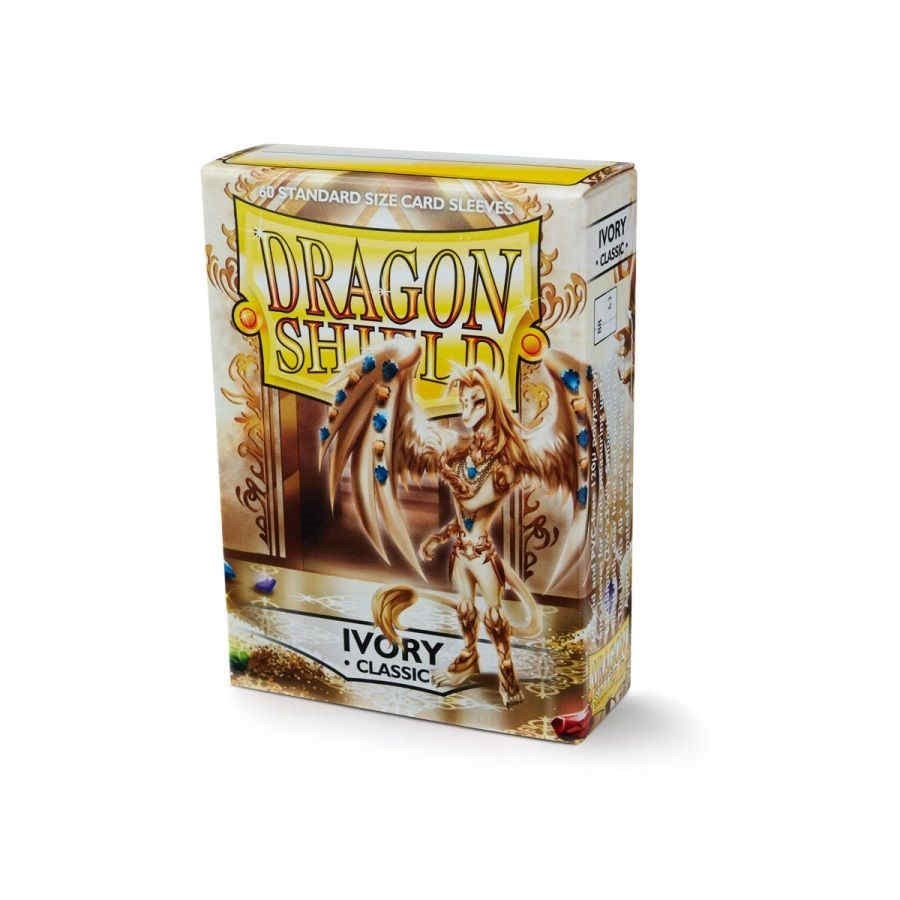 Dragon Shield Classic Standard Sleeves - Ivory (60-Pack) - Dragon ...