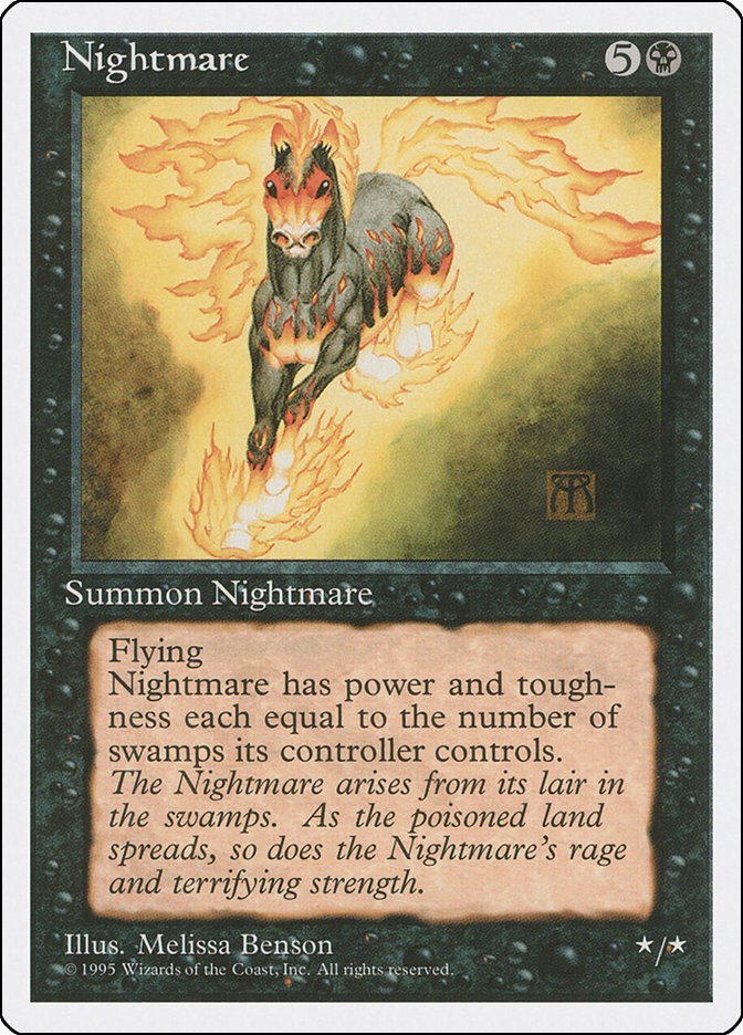 Nightmare - Fourth Edition - Magic: The Gathering