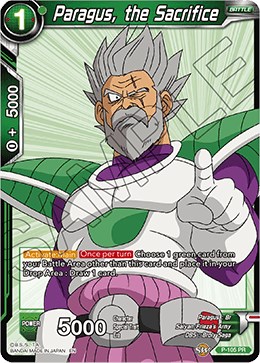 Paragus, the Sacrifice - Promotion Cards - Dragon Ball Super: Masters
