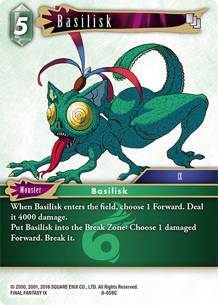 Basilisk - Opus VIII - Final Fantasy TCG