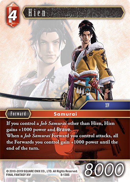 Hien - Opus VIII - Final Fantasy TCG