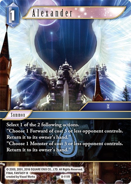 Alexander (IX) - Opus VIII - Final Fantasy TCG