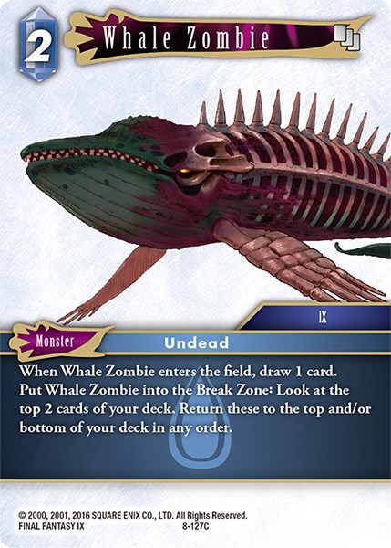 Whale Zombie - Opus VIII - Final Fantasy TCG
