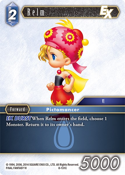 Relm EX - Opus VIII - Final Fantasy TCG