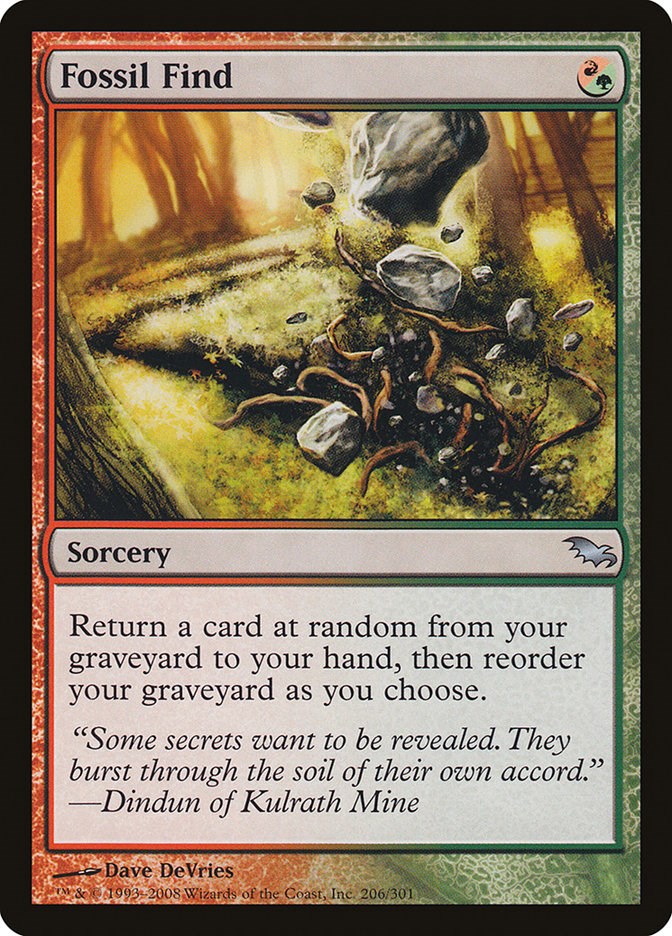 Fossil Find - Shadowmoor - Magic: The Gathering