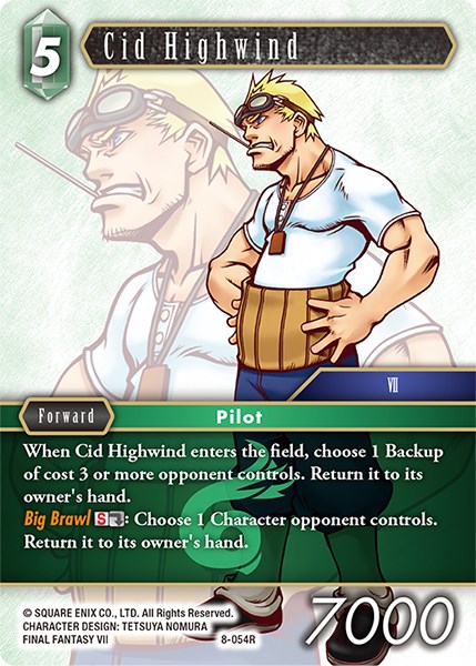 Cid Highwind - Opus VIII - Final Fantasy TCG