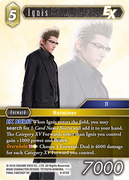 Ignis EX - Opus VIII - Final Fantasy TCG