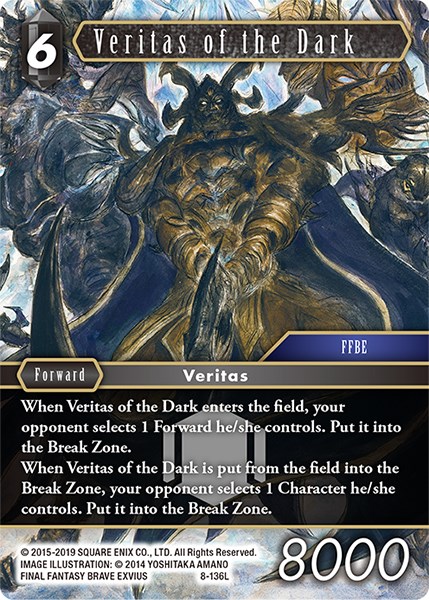 Veritas of the Dark - Opus VIII - Final Fantasy TCG