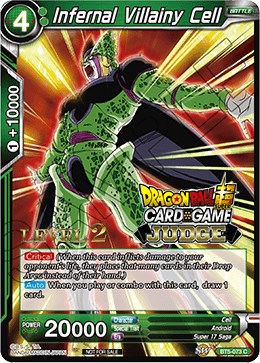 Infernal Villainy Cell (Level 2) - Judge Promotion Cards - Dragon Ball ...