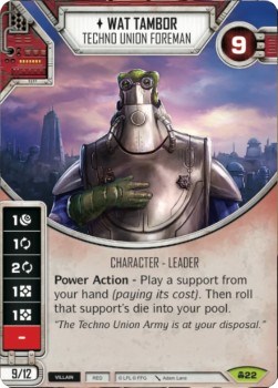 Wat Tambor - Techno Union Foreman (Card Only) - Convergence - Star Wars ...