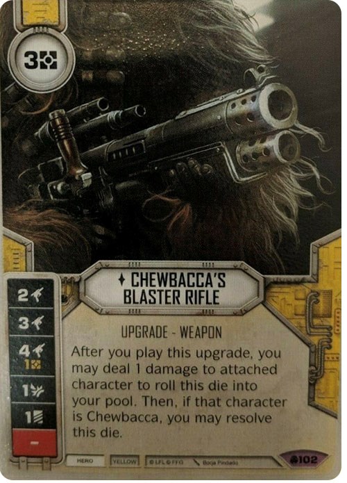 Chewbacca's Blaster Rifle - Convergence - Star Wars: Destiny