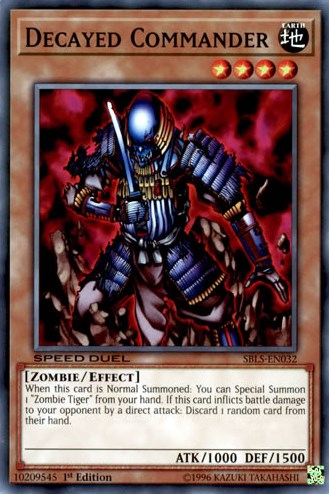 Decayed Commander - Speed Duel: Arena of Lost Souls - YuGiOh