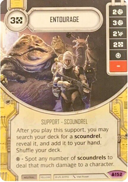 Entourage (Card Only) - Convergence - Star Wars: Destiny