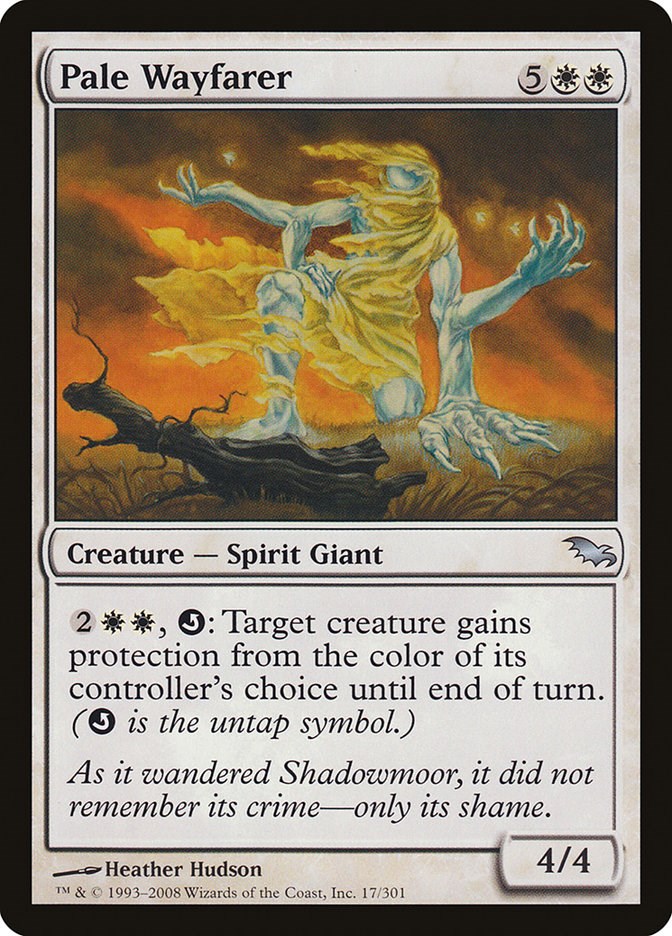 Pale Wayfarer - Shadowmoor - Magic: The Gathering