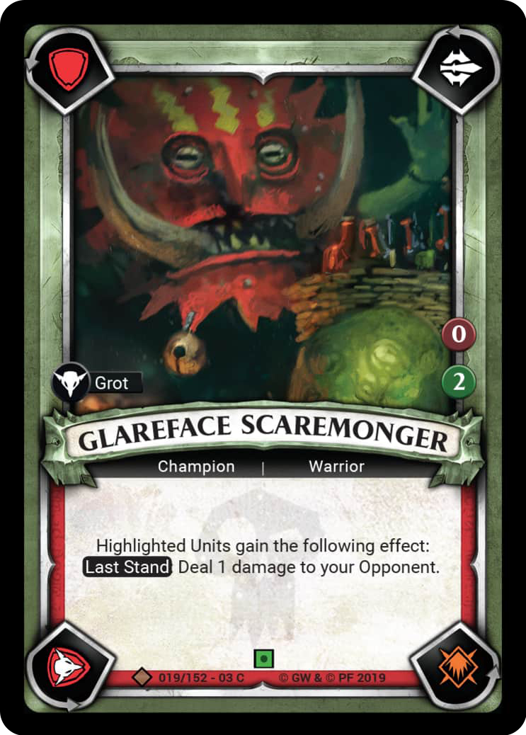 Glareface Scaremonger (Unclaimed) - Wave 3 - Savagery - Warhammer Age ...