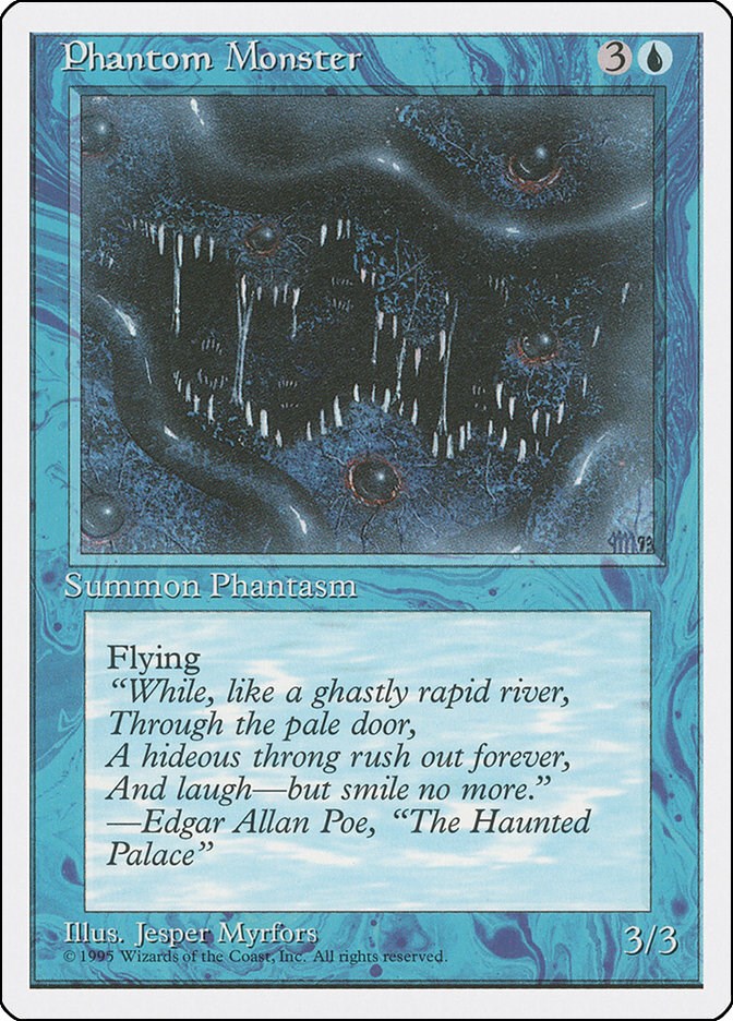 Phantom Monster - Fourth Edition - Magic: The Gathering