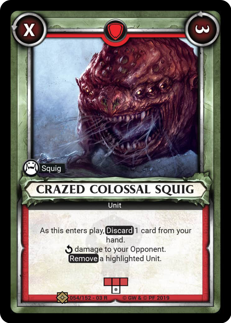 Crazed Colossal Squig (Claimed) - Wave 3 - Savagery - Warhammer Age of ...