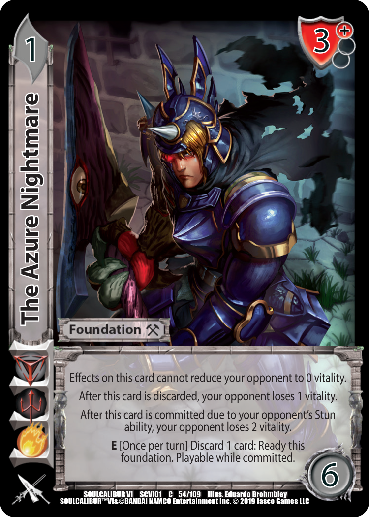 The Azure Nightmare - SoulCalibur VI - UniVersus