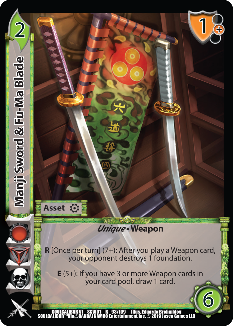 Manji Sword & Fu-Ma Blade - SoulCalibur VI - UniVersus