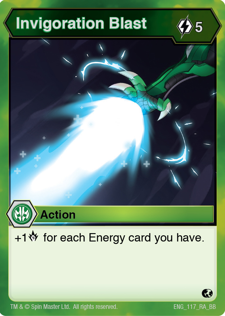 Invigoration Blast - Battle Brawlers - Bakugan TCG
