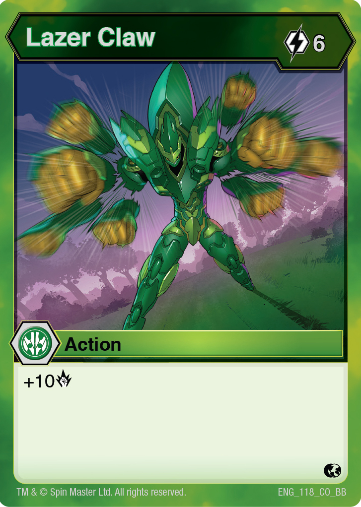 Lazer Claw - Battle Brawlers - Bakugan TCG