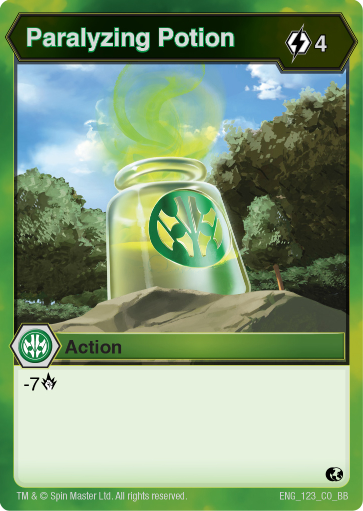 Paralyzing Potion - Battle Brawlers - Bakugan TCG