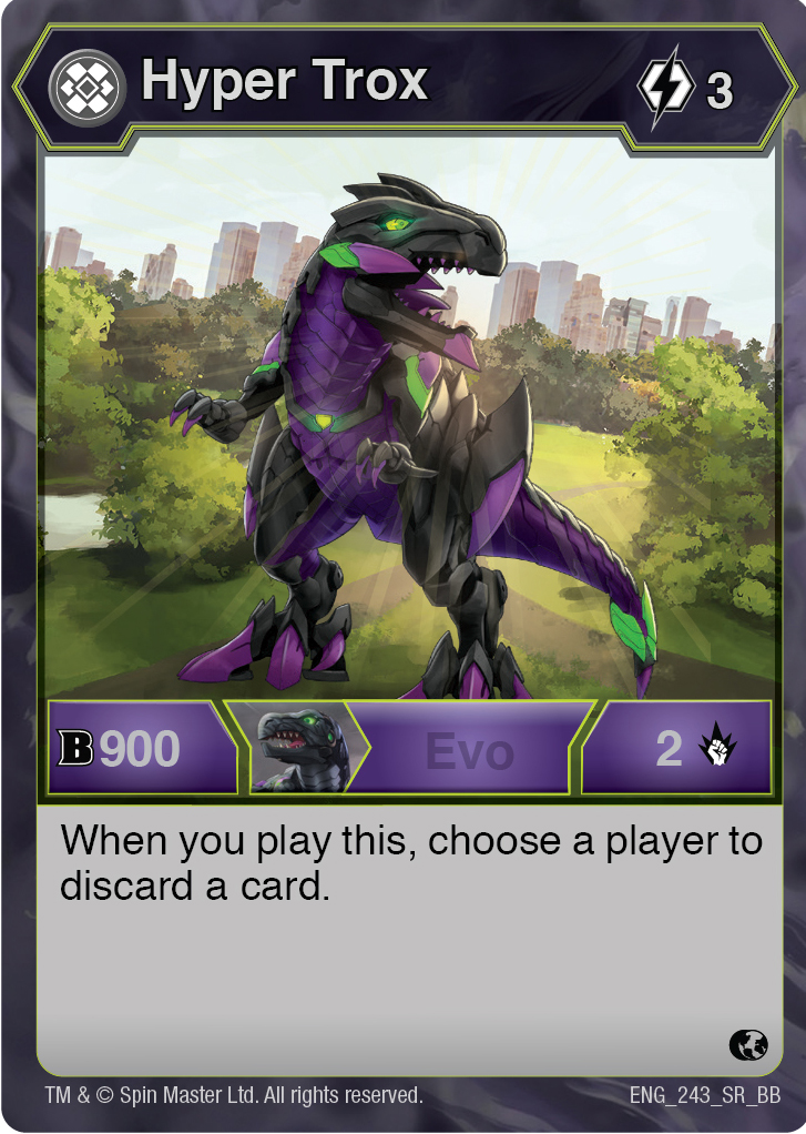 Hyper Trox (243) - Battle Brawlers - Bakugan TCG